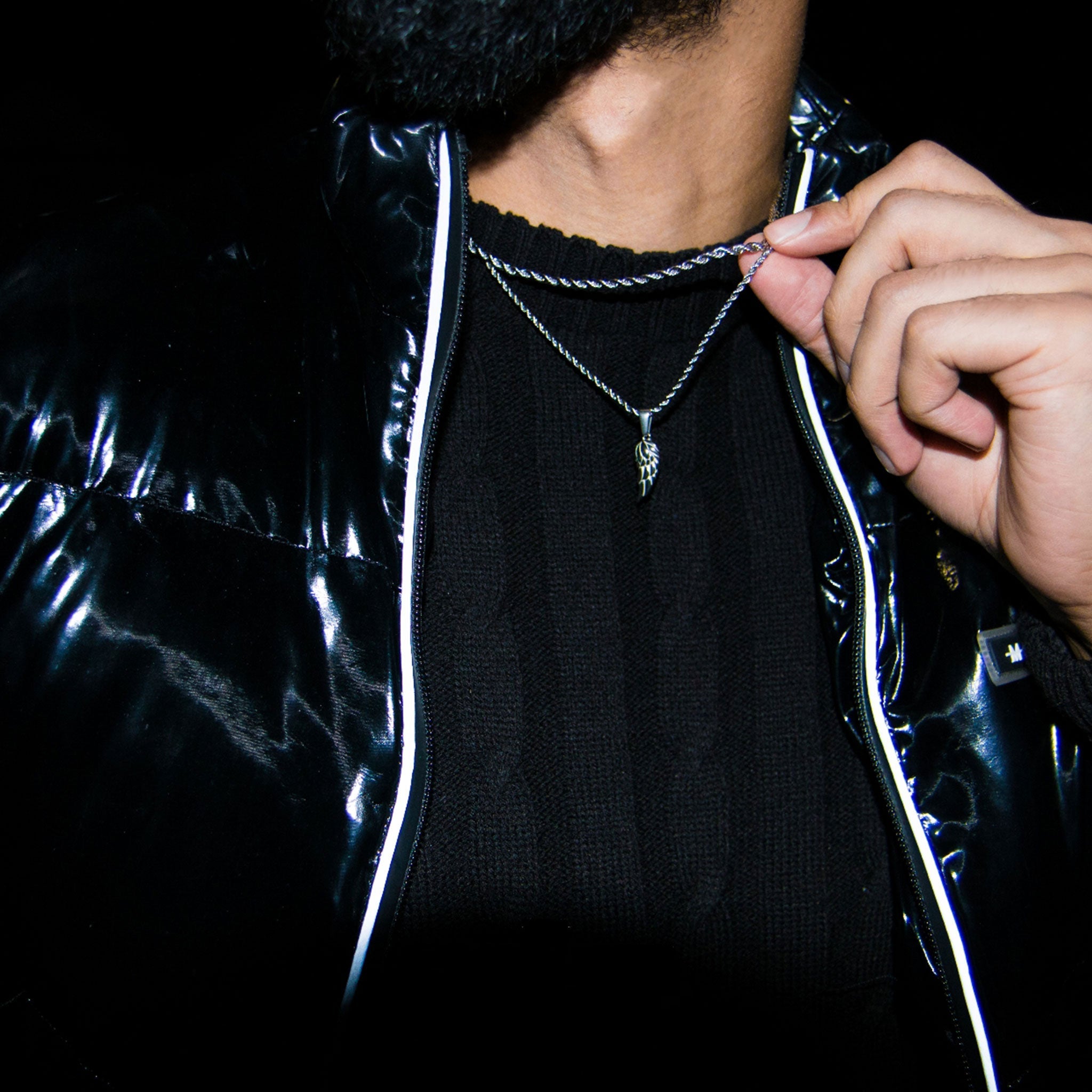 Angel Wing Chain - Silver – Luxsy Jewels